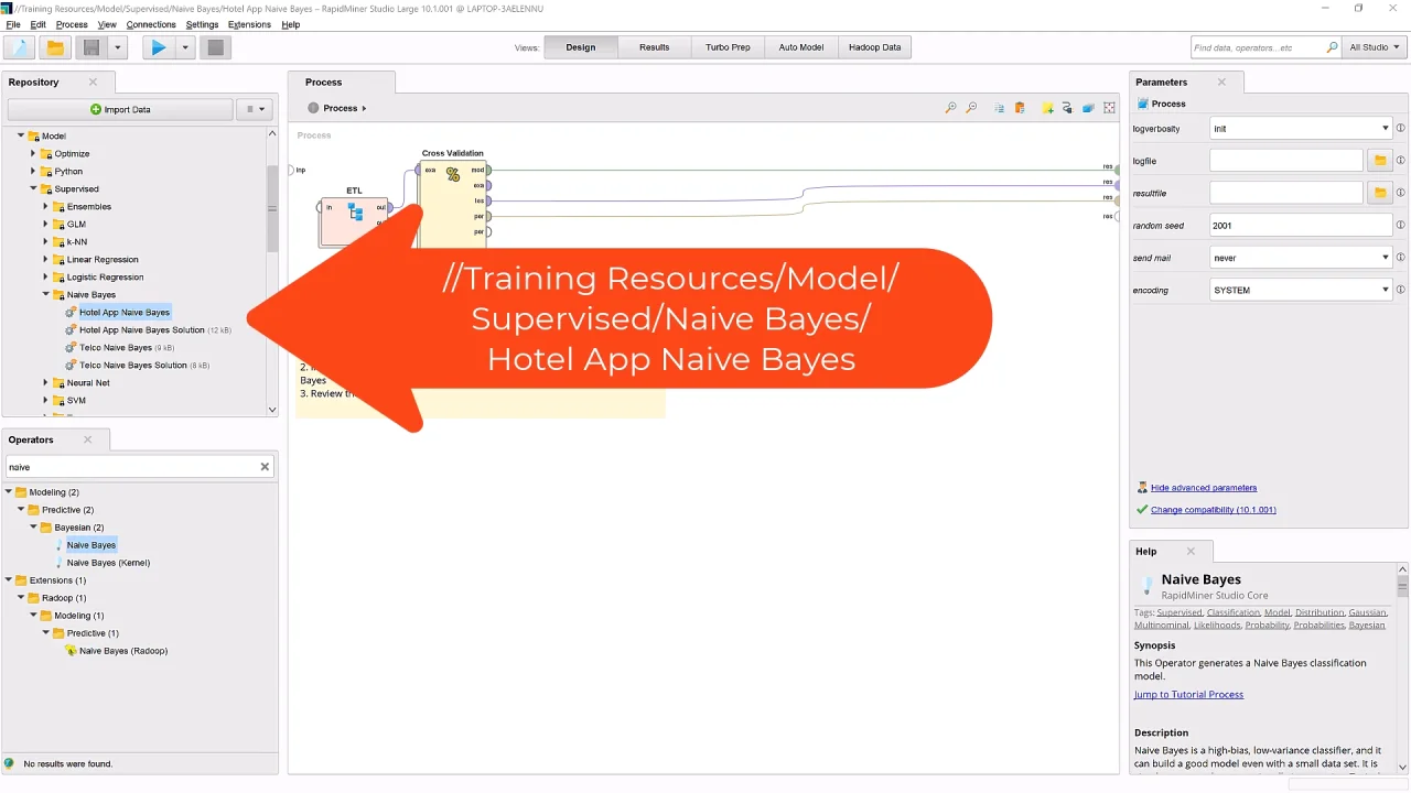 Naïve Bayes demo | Altair RapidMiner Studio