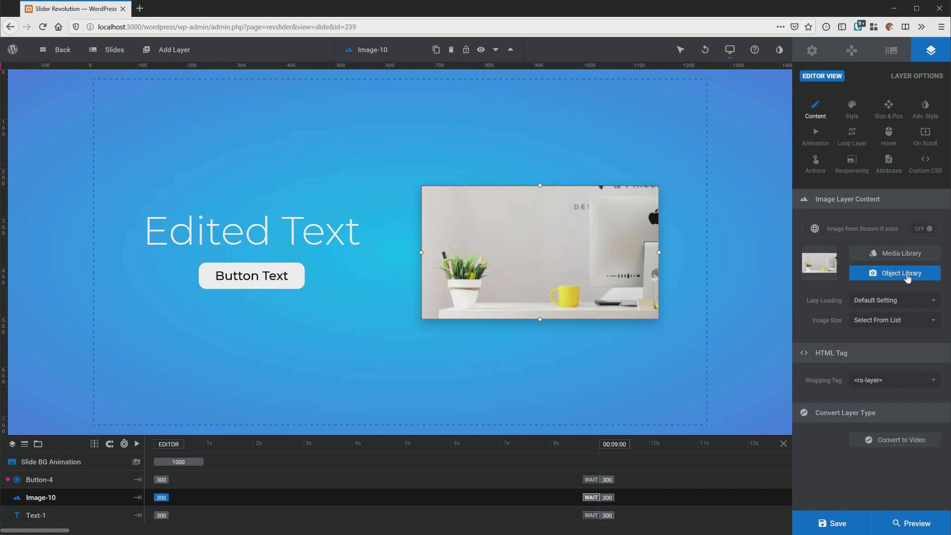 The Ultimate Guide to Slider Revolution - Editing Images