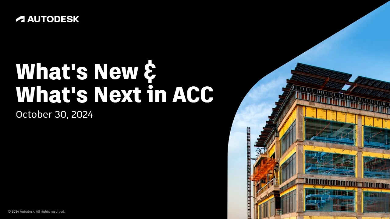 ACC What's New and What's Next - October 2024