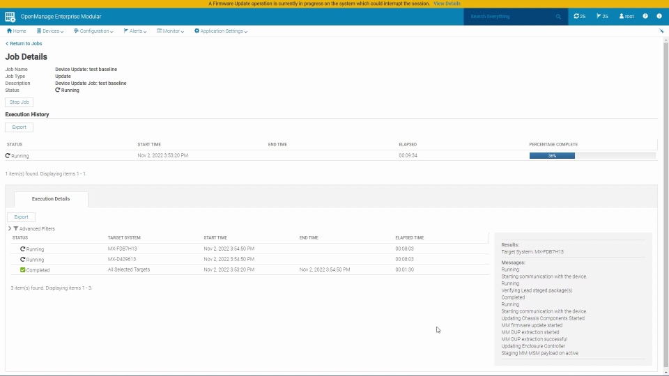 PowerEdge MX7000 Platform Firmware Update Process Example Video ...