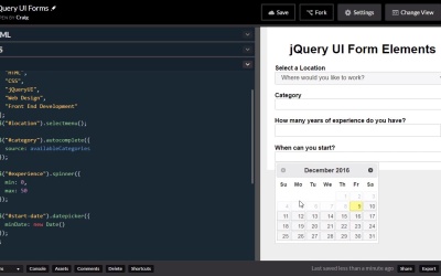 Form Elements With jQuery UI - jQuery UI Datepicker Widget