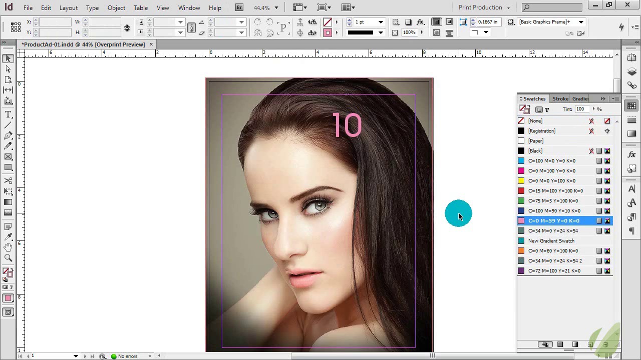 Intro to Print Ad Design - Product Ad