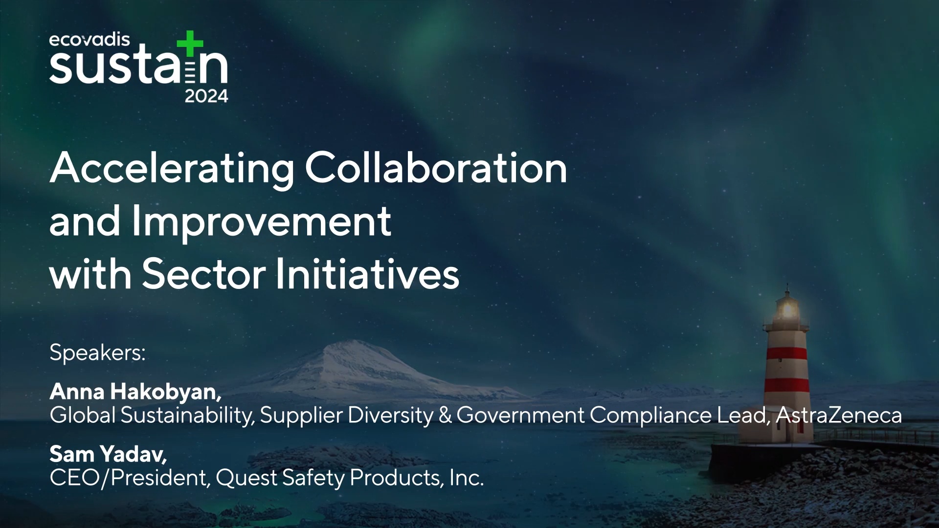 Accelerating Collaboration and Improvement with Sector Initiatives ...