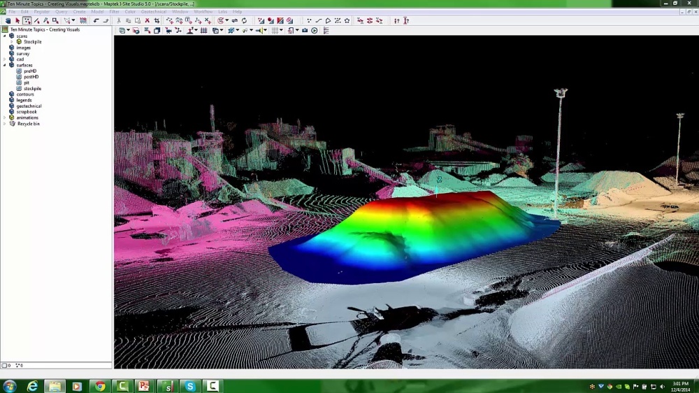 Maptek - How to create visual aids in I-Site Studio