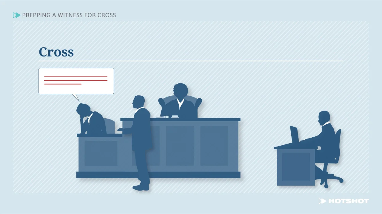 Prepping a Witness for Cross - Trial Practice