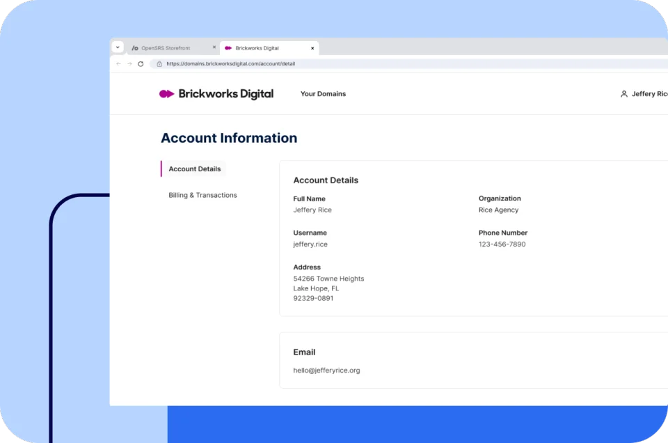Getting Started With Storefront Manager | OpenSRS Video Tutorials