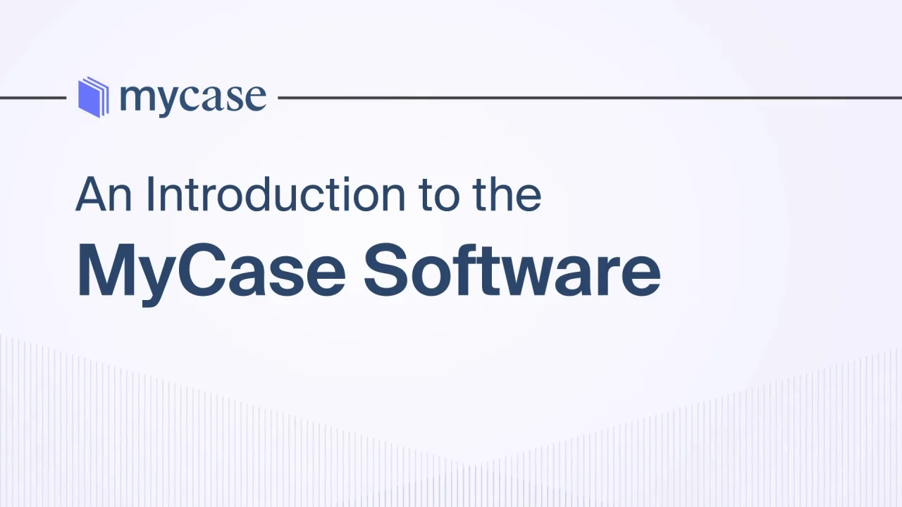 MyCase Demo Video | MyCase