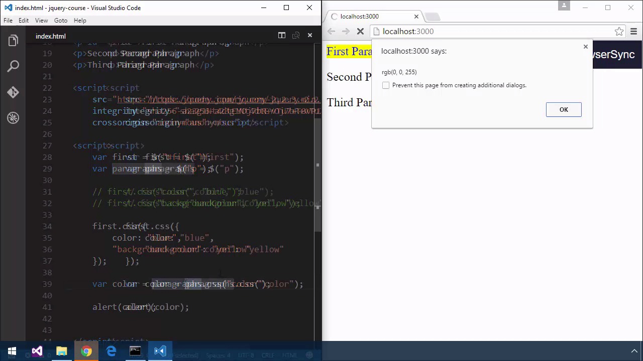 Introduction to jQuery - Manipulating Style