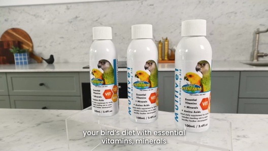 VETAFARM Multivet Liquid Bird Supplement, 3.4-oz bottle - Chewy.com