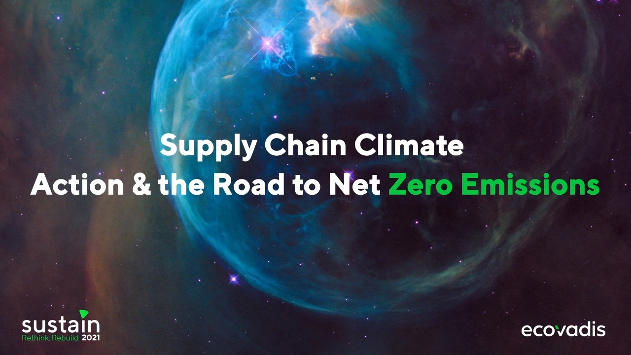 Supply Chain Climate Action & the Road to Net Zero Emissions | EcoVadis