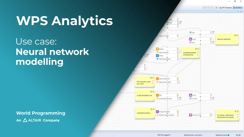 WPS Analytics use case: Neural network modelling | Videos | Altair