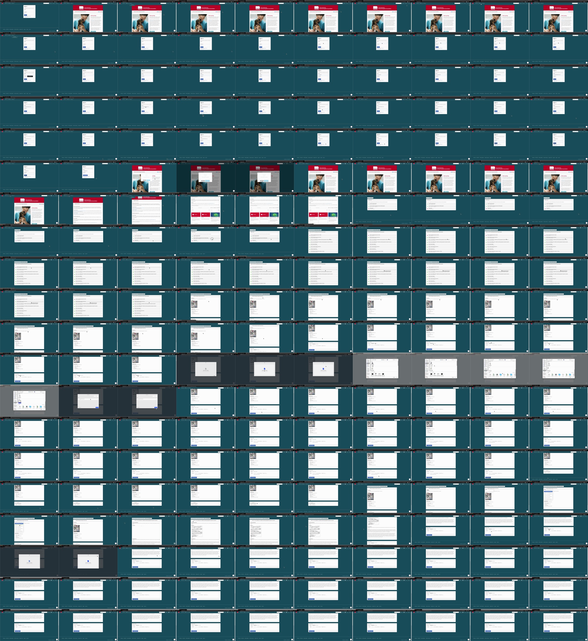Step 2: AAHA Learning login and PQA Upload Video | American Animal ...