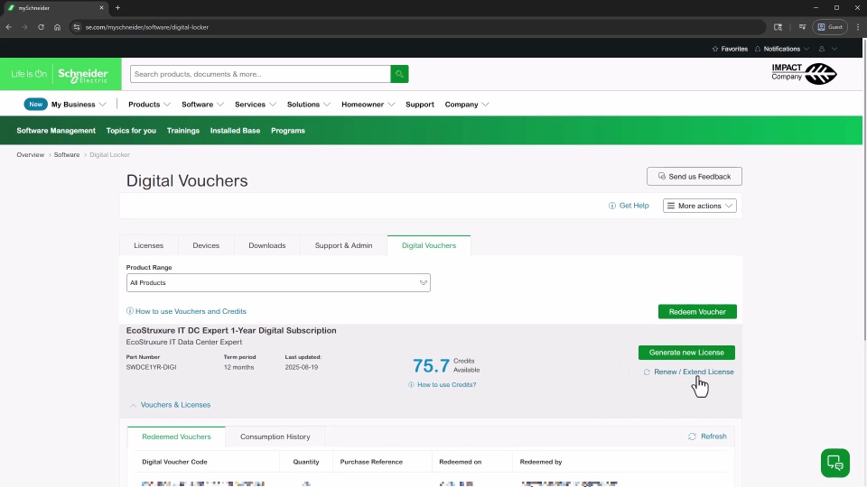 Renew Data Center Expert License - Schneider Electric Community