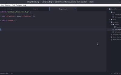 Up and Running With Grav CMS - Basics and Listing Template