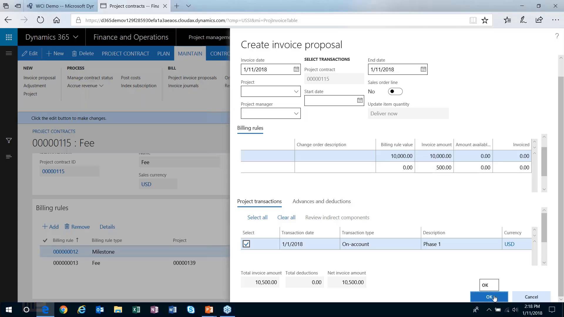 How To Create Project Contracts In Microsoft D365 For Finance And