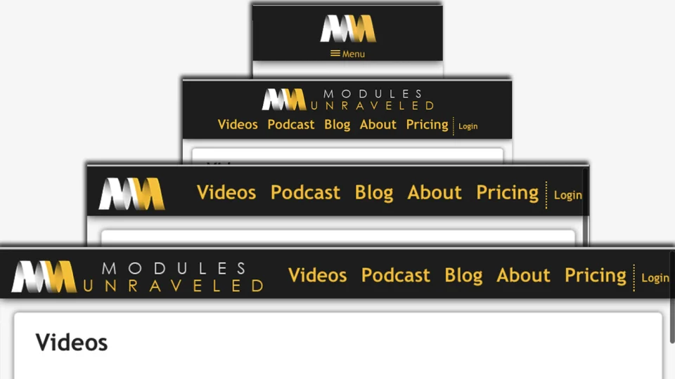 How to use multiple logos in responsive design | Modules Unraveled