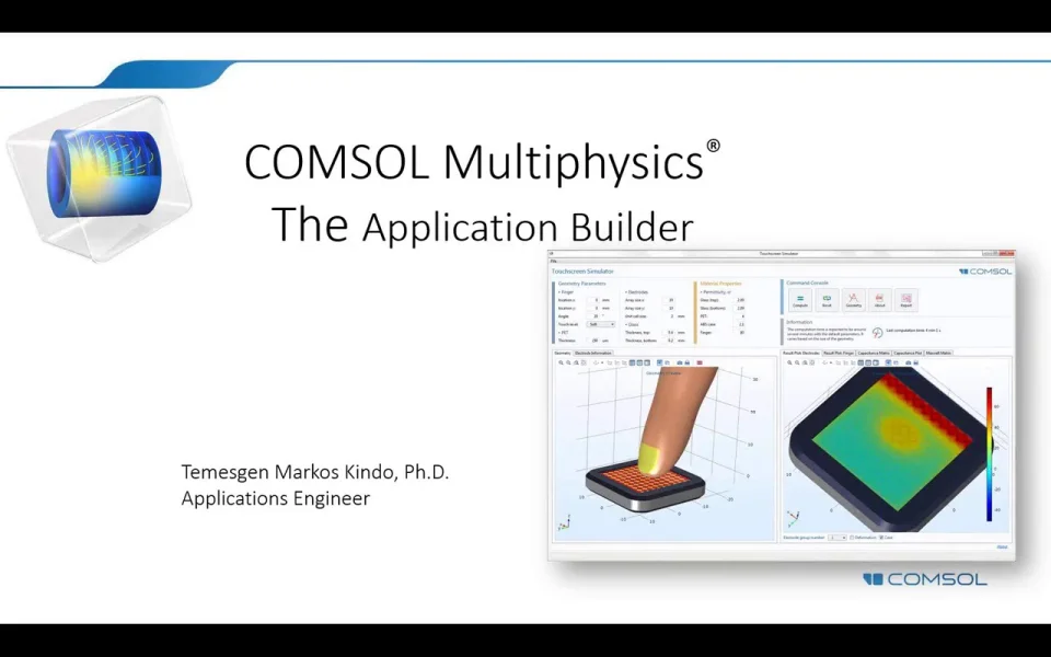 Using the Application Builder and COMSOL Server™