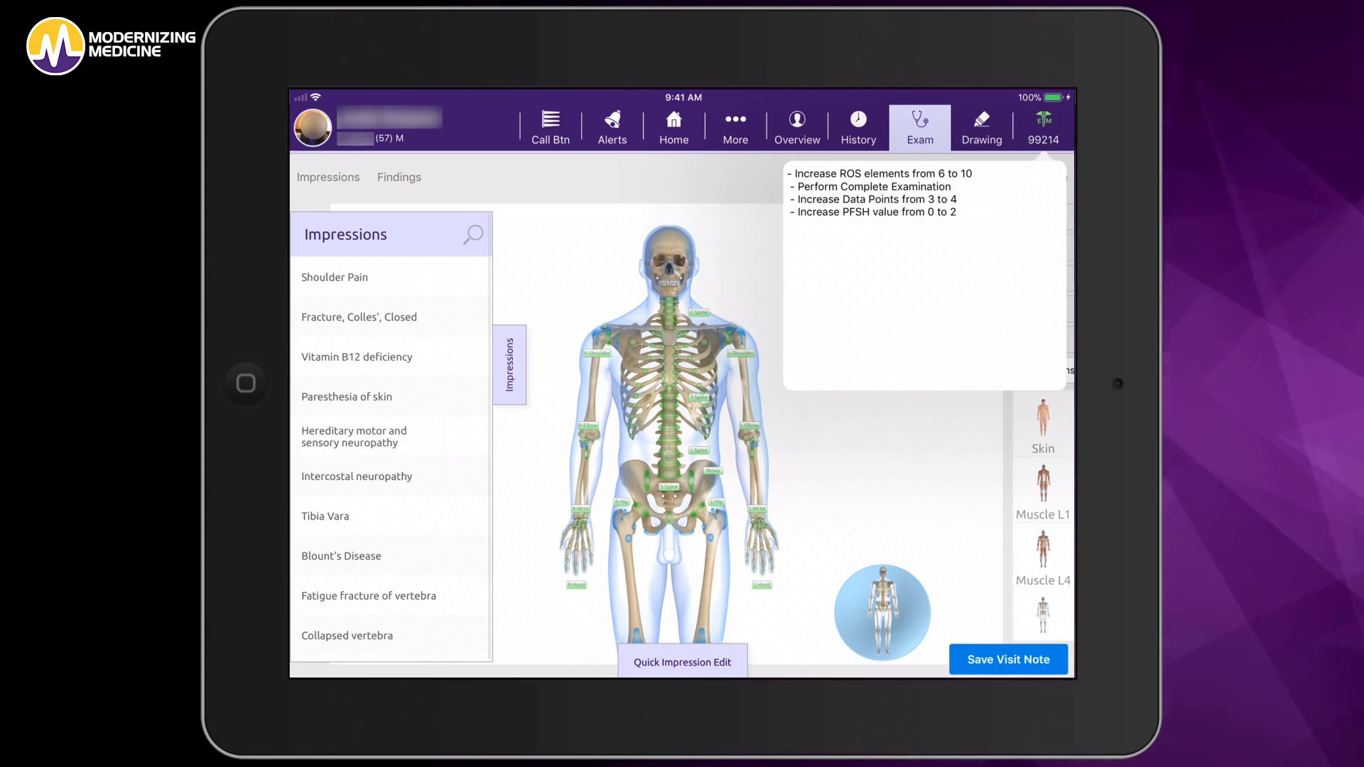 Options for Documentation in the Orthopedic EHR, EMA™