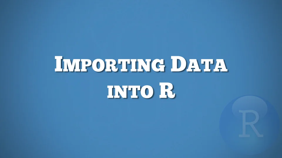 Importing_Data_Into_R - RStudio