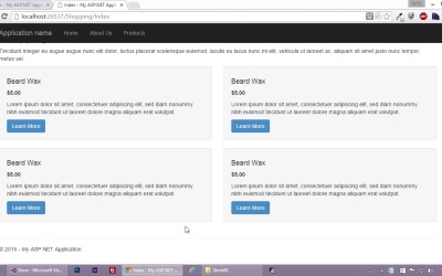 ASP.NET MVC for Designers - Displaying the Data