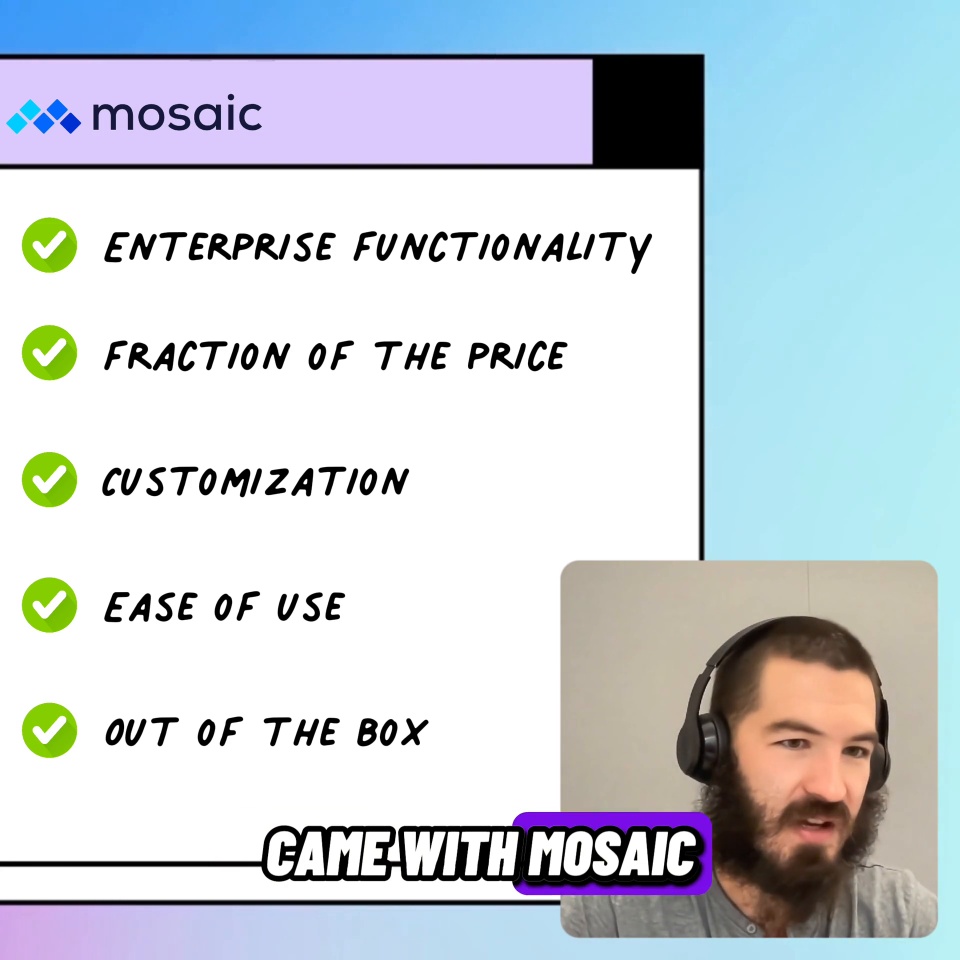 Mosaic Tech Reviews 2023: Details, Pricing, & Features | G2