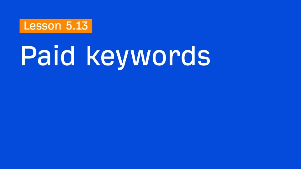 How to use Ahrefs - Paid keywords