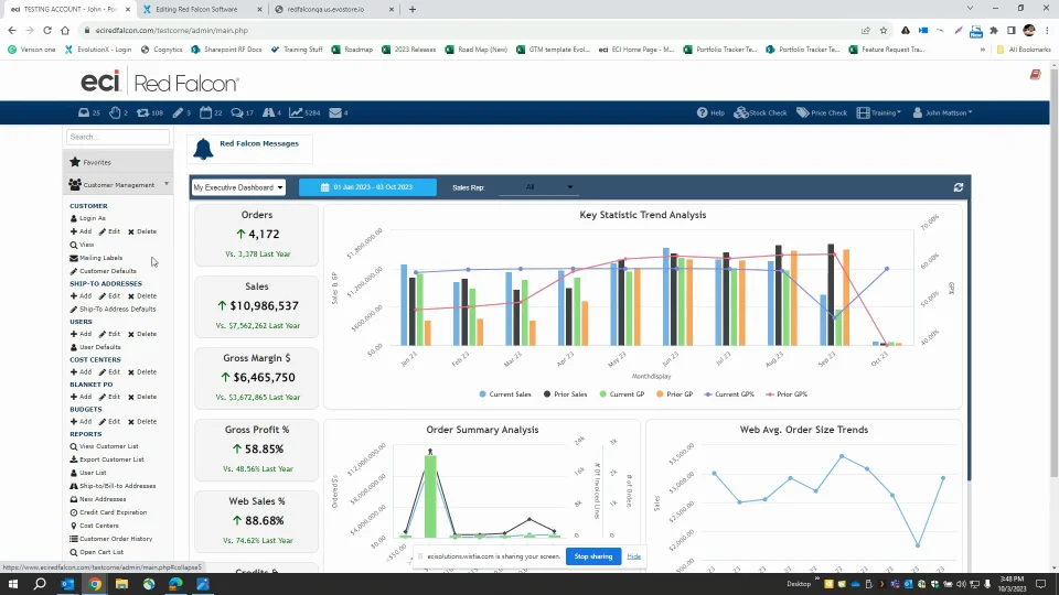 Red Falcon EvolutionX Integration Preview