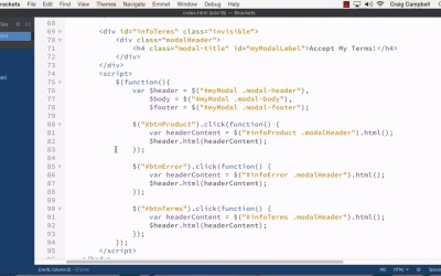 Customizing Bootstrap Components - Click Events
