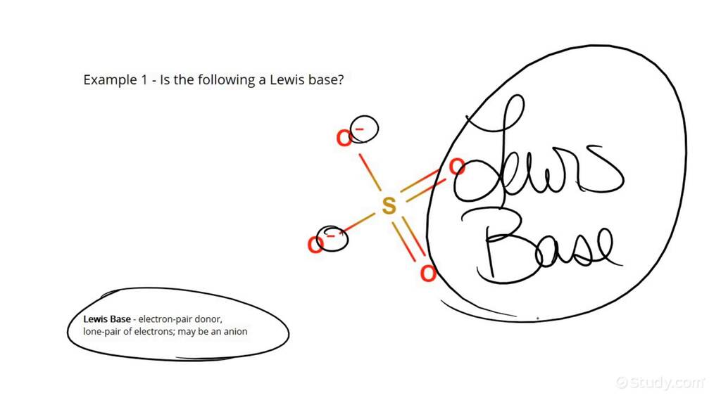 How to Identify Lewis Bases | Chemistry | Study.com