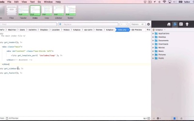 Coding Advanced WordPress Theme Templates - Review of Standard Include ...
