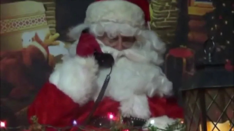 The Real Santa Claus Caught On Tape