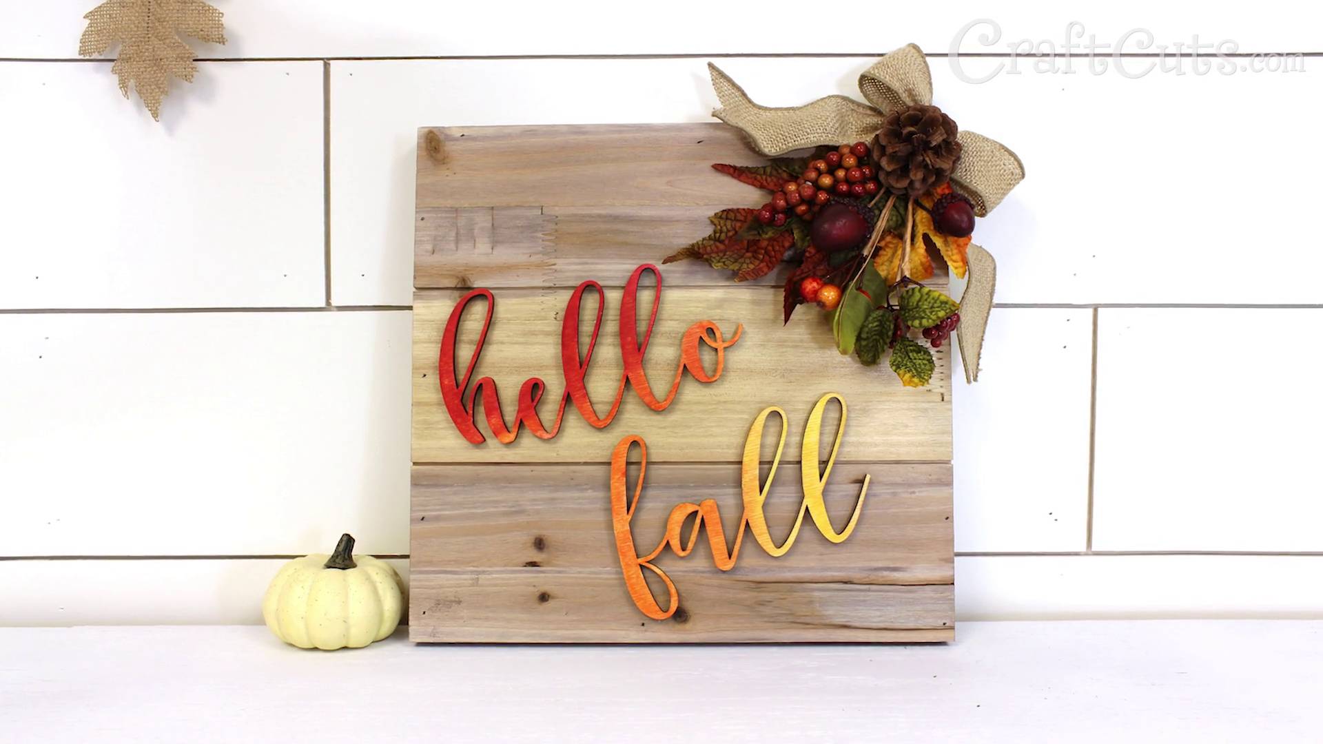Pumpkin Sign Farmhouse Sign Hello Sign Hello Pumpkin Fall Sign Hello ...