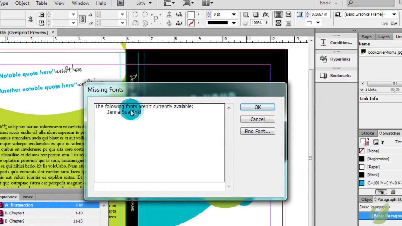 Book Layout in InDesign - Prepare for Print