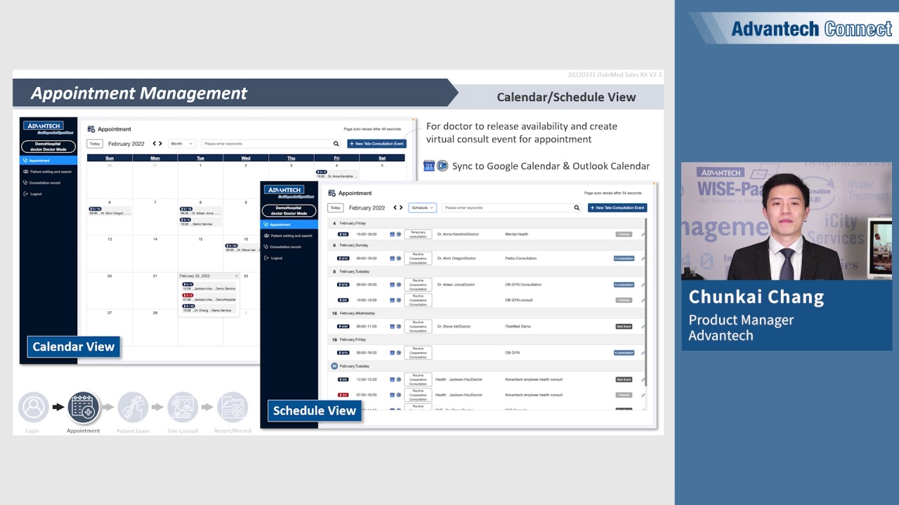 Advantech Connect | iTeleMed Software Application_Start Your Virtual Care Service Right Away ...