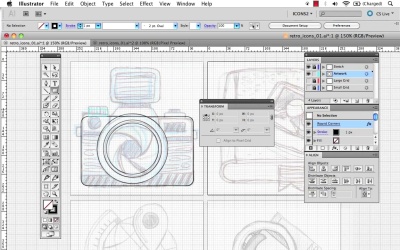Icon Design - How to Draw Lines and Transform Shapes