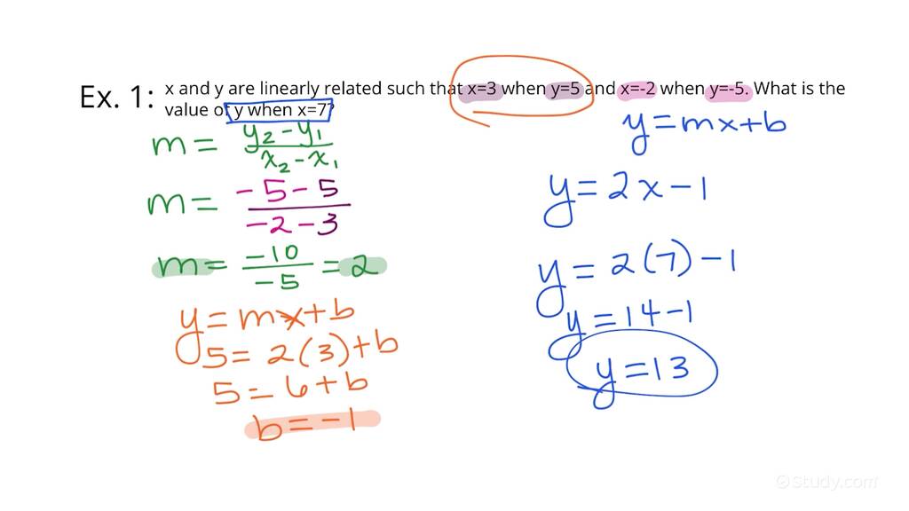 How to Find the Value or Change in Value of Quantities that are ...