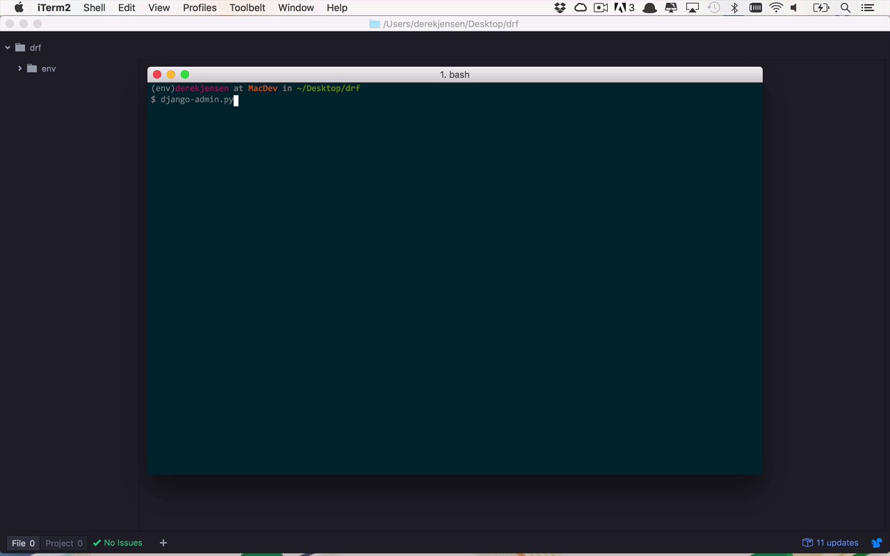 Create a REST API With Django - Setting Up the Development Environment