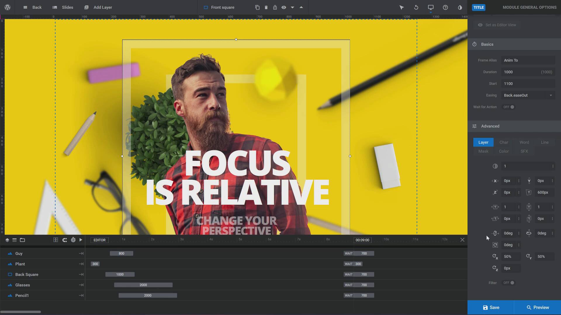 The Ultimate Guide to Slider Revolution - Animation Sidebar Sections