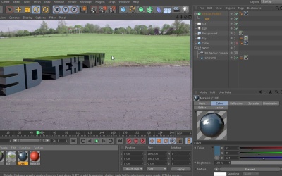 Introduction to Motion Tracking - Creating Text and Multi-Pass Rendering
