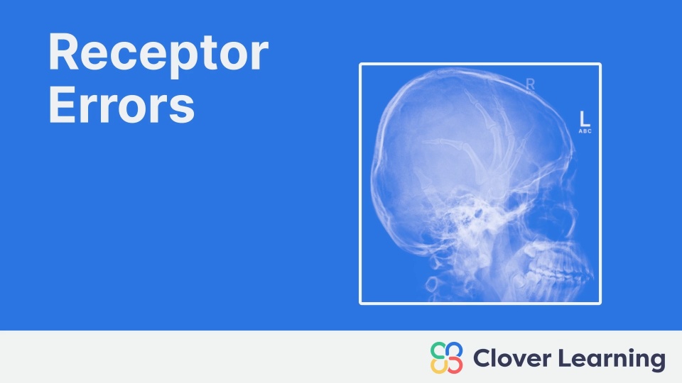 Receptor Errors Video Lesson Clover Learning