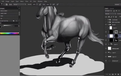 How to Shade Animals in Perspective - Final Rendering