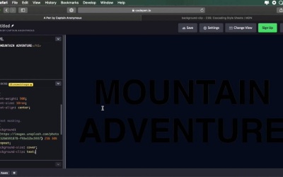 Introduction to Text Masking on the Web - Using `background-clip`