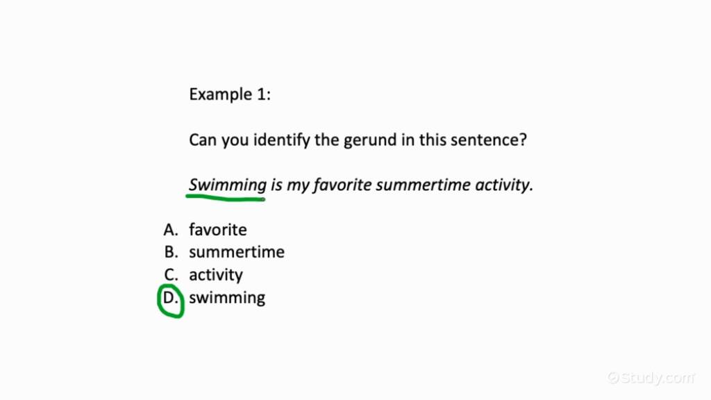How to Identify Gerunds and What They Modify | English | Study.com