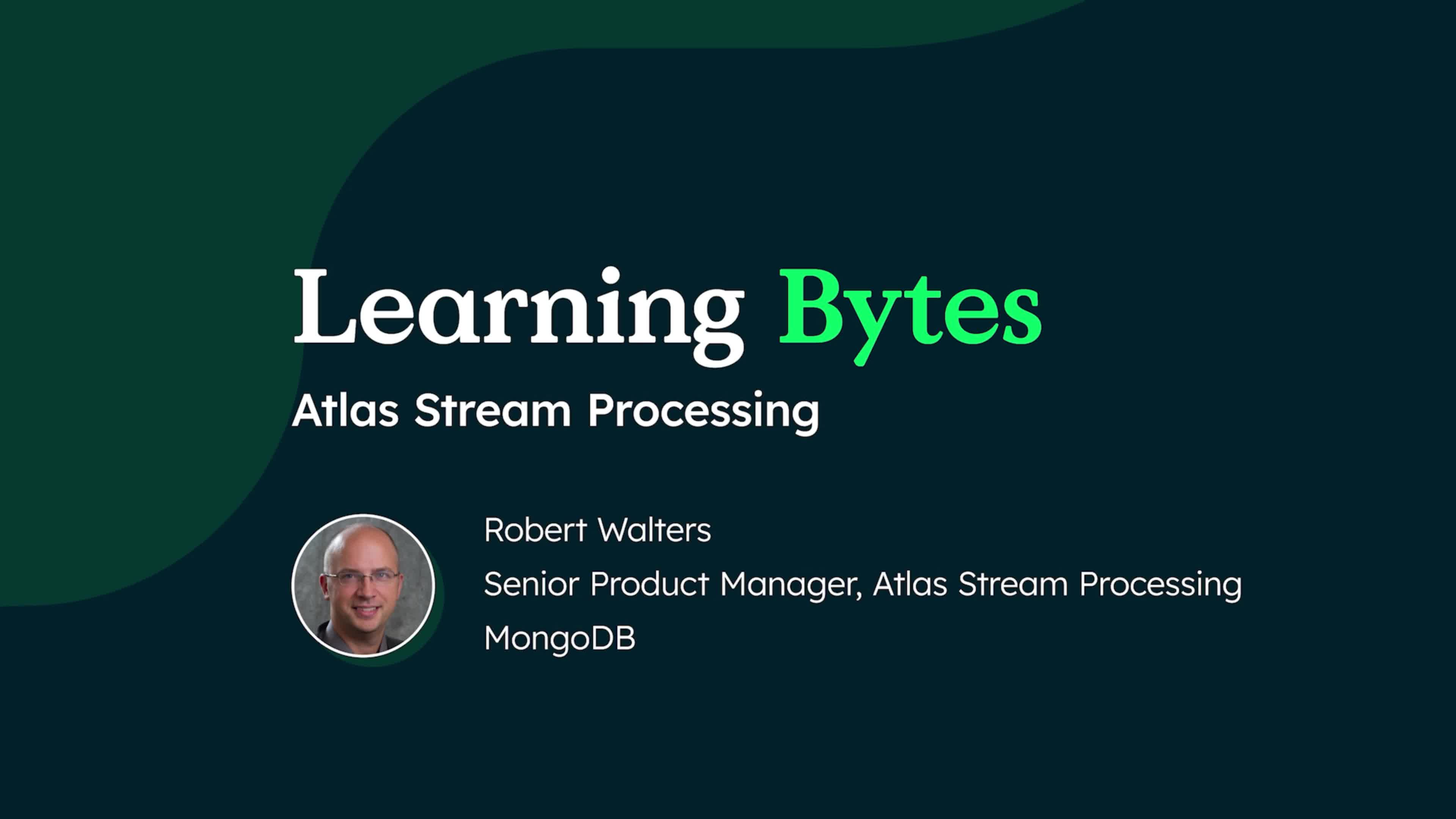 Atlas Stream Processing - Learn | MongoDB Atlas Stream Processing - Learn | MongoDB