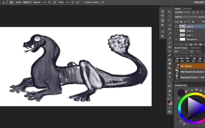 Mastering Animal Anatomy in Digital Painting - Reptile Concept Prompt