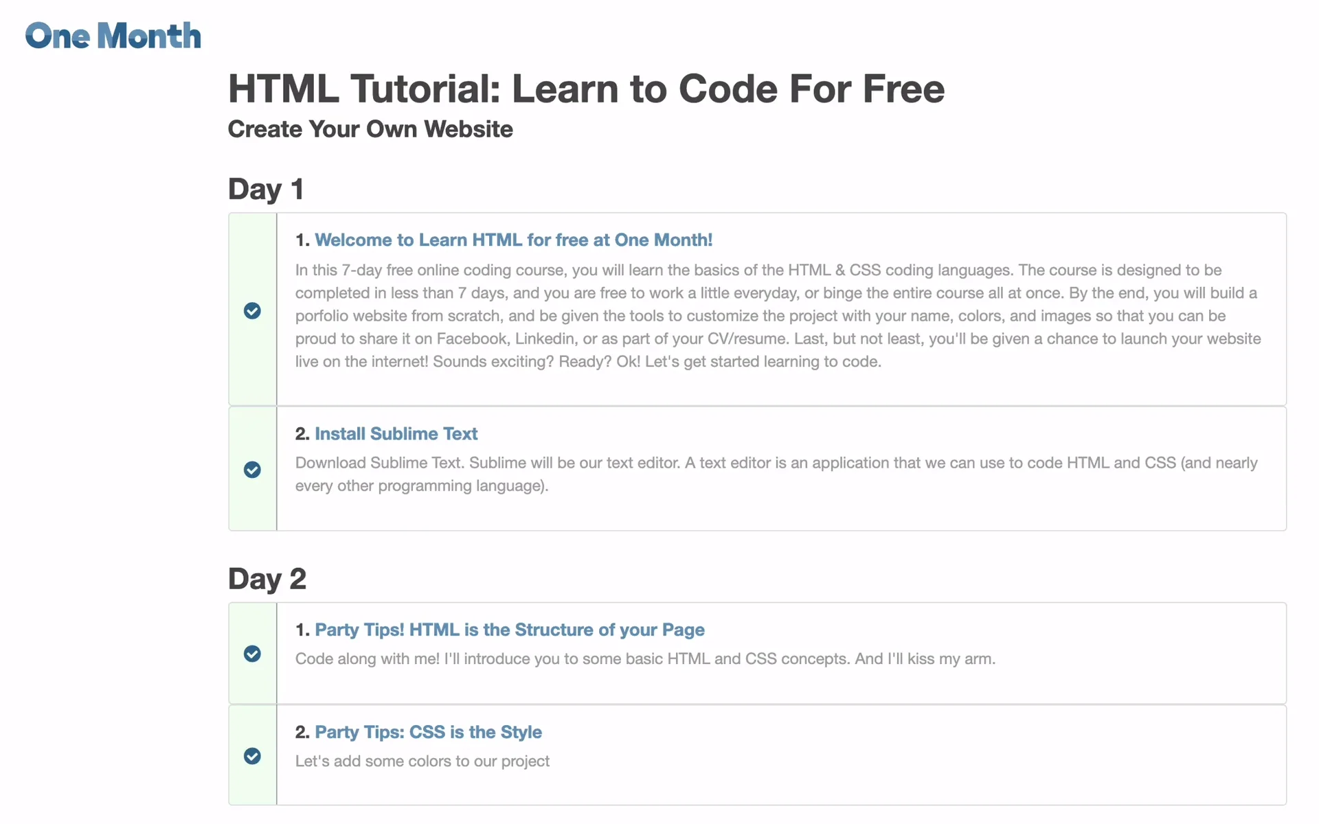 HTML Tutorial: Learn HTML For Free | One Month html-tutorial-learn-html-for-free-one-month