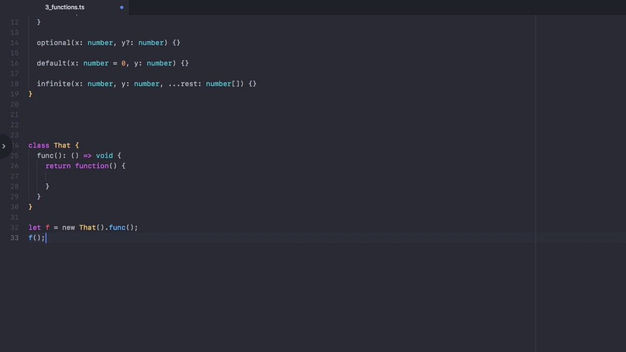 TypeScript Fundamentals - Properties and Functions