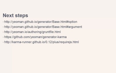 Create a Custom Yeoman Generator - Conclusion