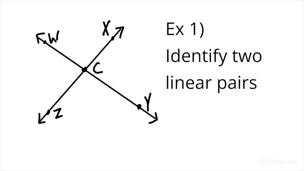 How To Identify Linear Pairs Geometry Study