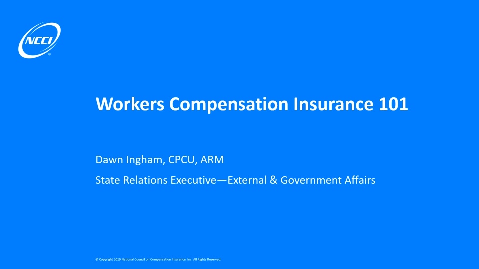 Workers Compensation Insurance 101
